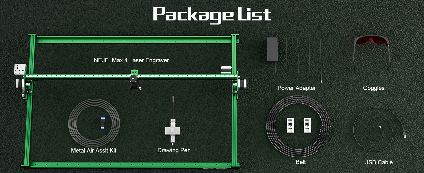 NEJE Max 4 Laser Engraver Frame With Drawing Pen: The First Choice for ...