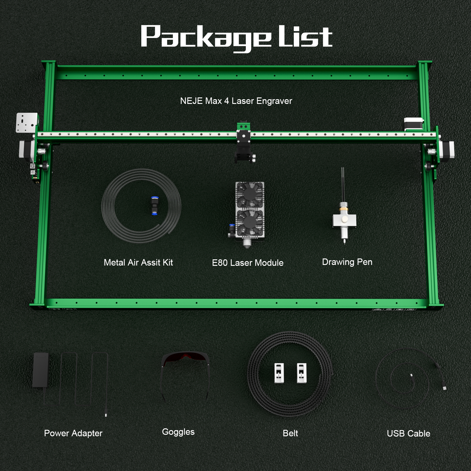 NEJE MAX 4 E80 Laser Engraver: Performance Monster Designed for Fast ...