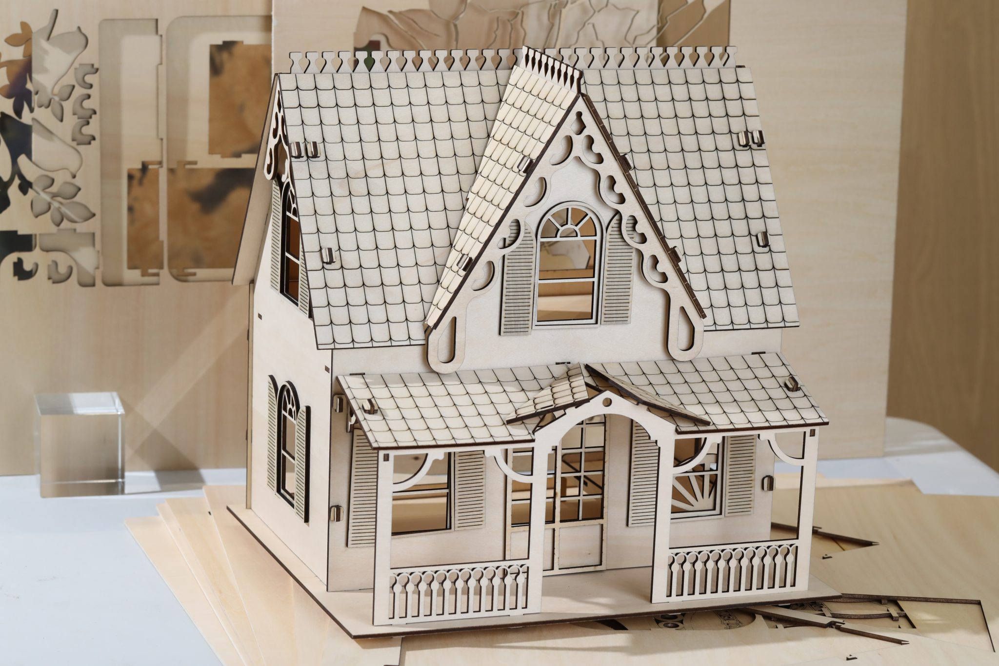 NEJE laser engraver ideas—DIY House Cut - NEJE Ideas