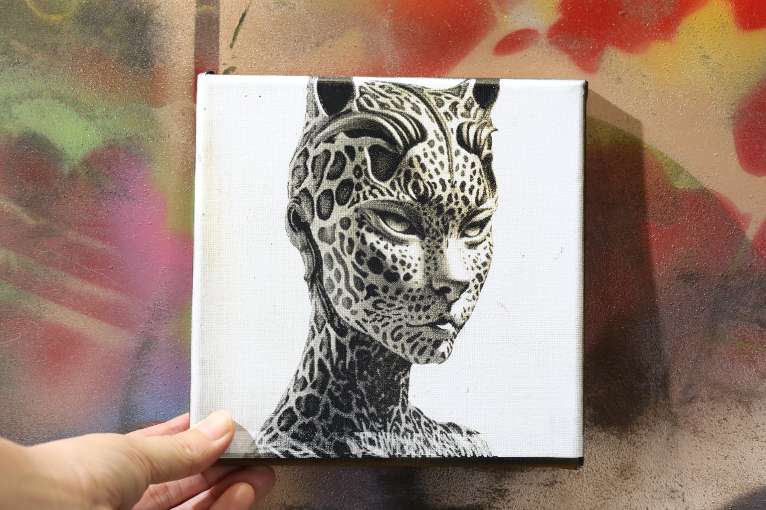 NEJE laser engraver ideas—Canvas Photo Engraving - NEJE.IDEAS