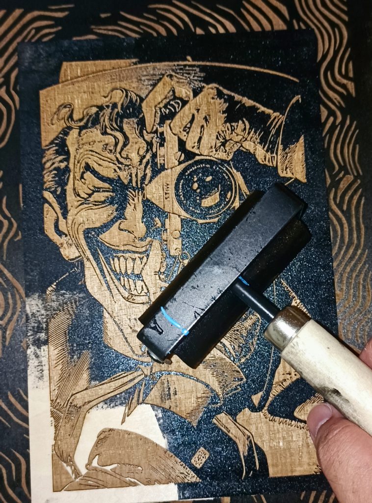 NEJE laser engraver ideas—Joker DC comic engraving - Materials ...