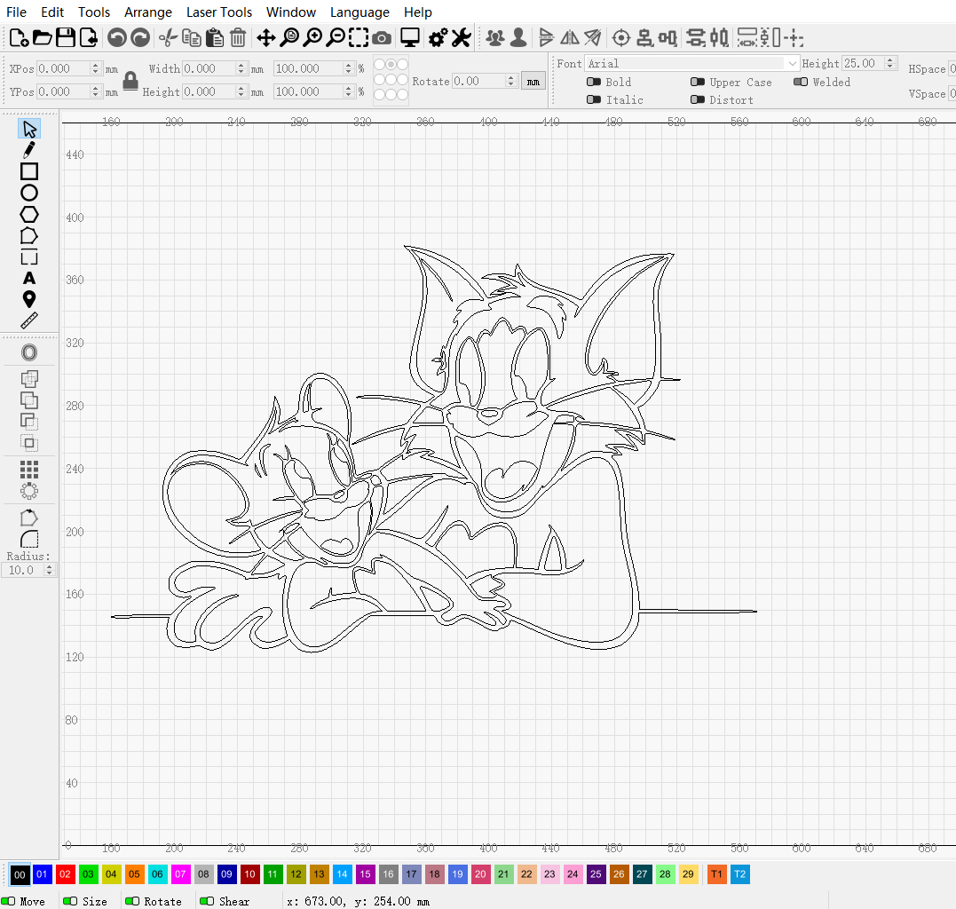 NEJE laser engraver ideas——Tom and Jerry Wall Decor - NEJE.IDEAS